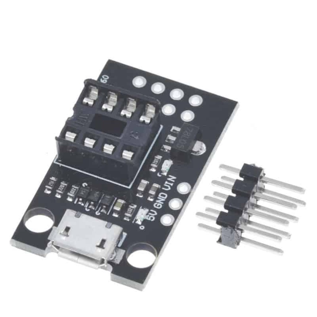 ATtiny Mini Dev Board for ATtiny85, ATtiny13A, ATtiny25 and ATtiny45