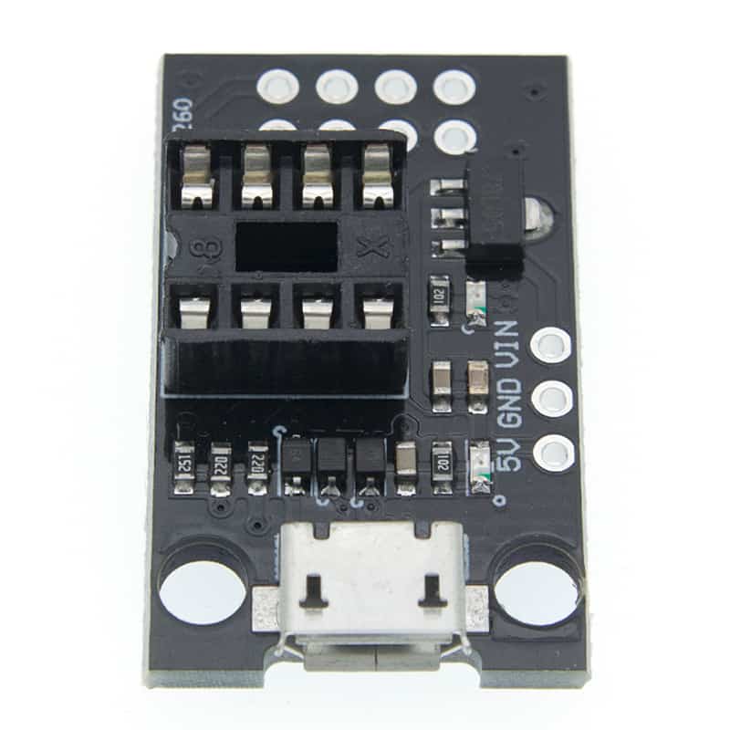 ATtiny Mini Dev Board for ATtiny85, ATtiny13A, ATtiny25 and ATtiny45
