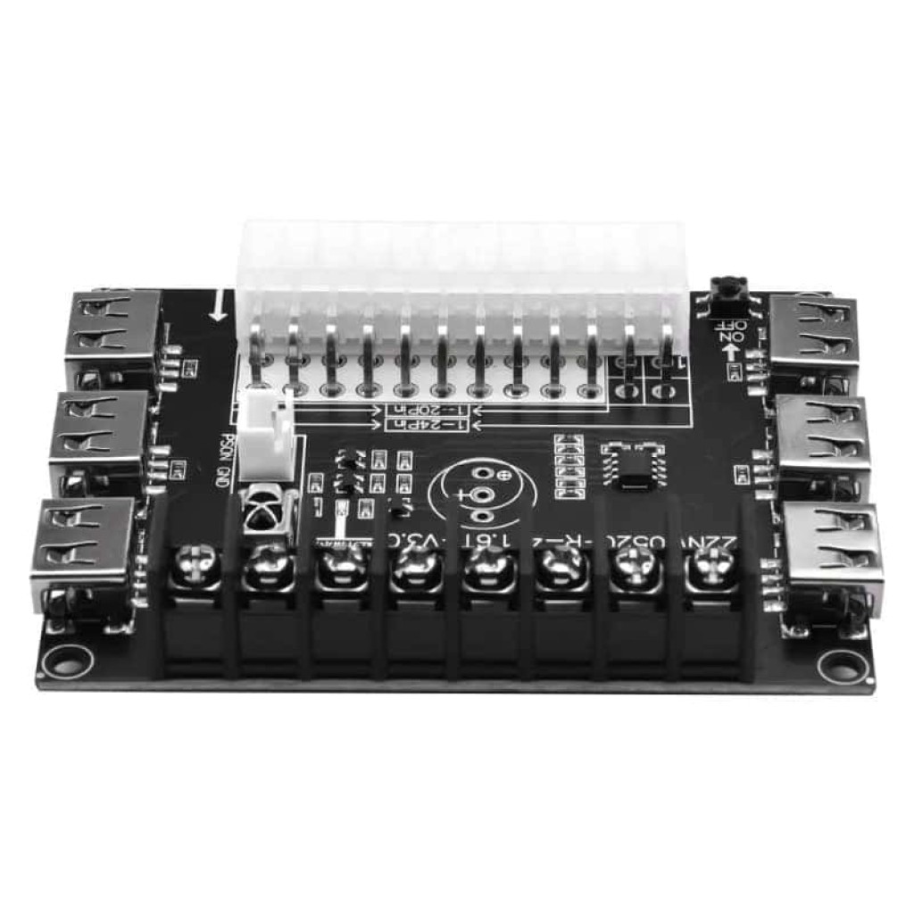 ATX Power Supply Breakout Board (3.3V, 5V, 12V, -12V)