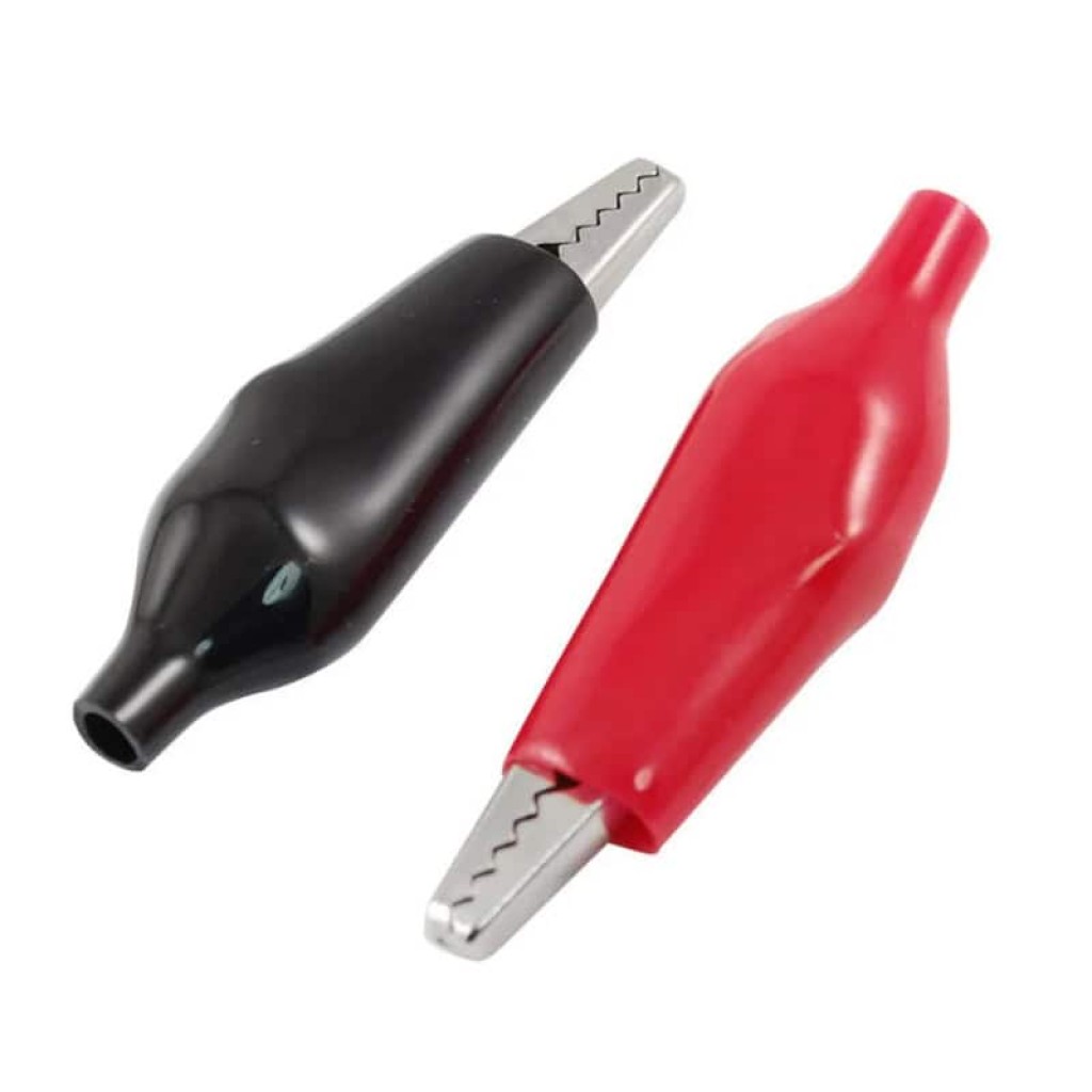 48mm (1.8-inch) Alligator/Crocodile Clip Set - Make Your Own Test Clips ...