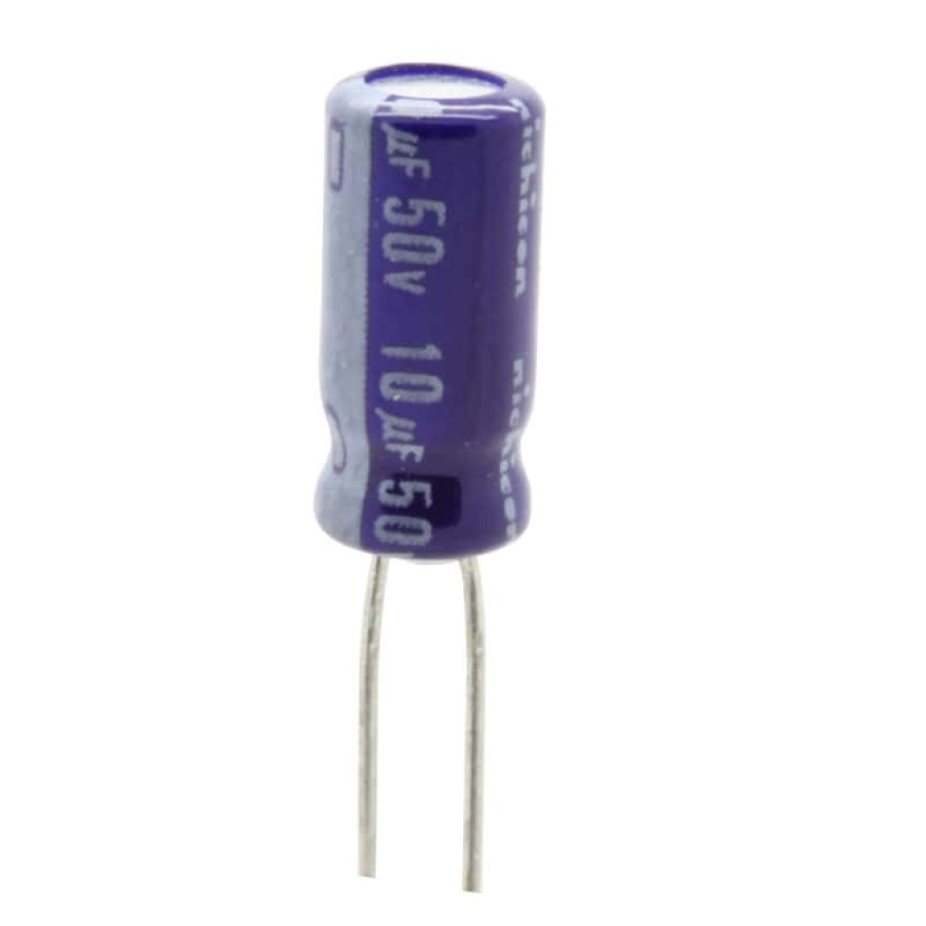 10uf / 50v Aluminum Electrolytic Capacitor