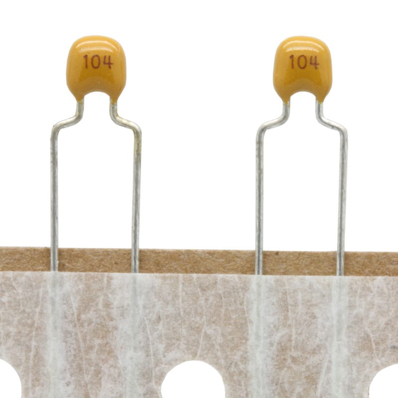 0.1 uF / 50v Multilayer Ceramic Capacitor (Tape) | PCBoard.ca