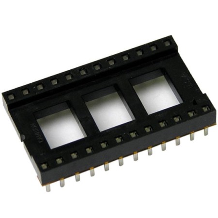 24-Pin IC Socket Wide