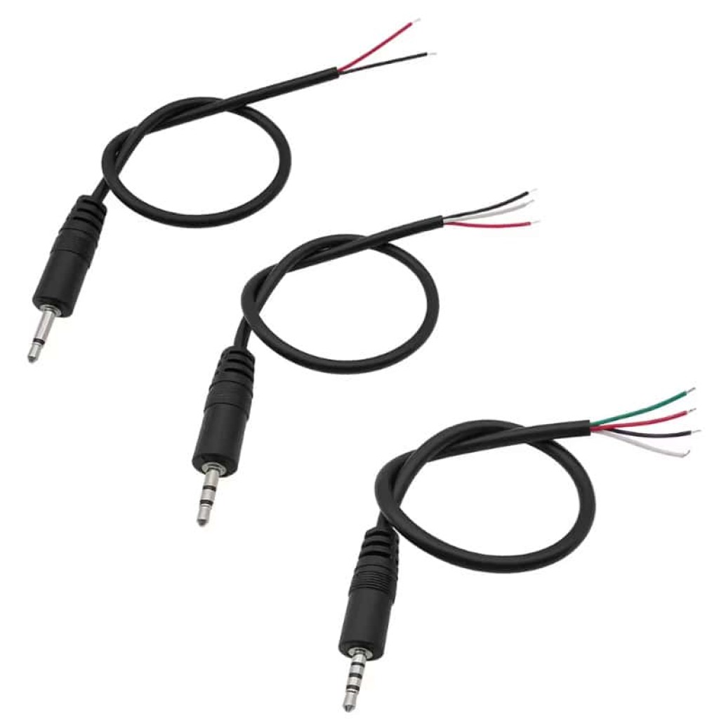 2.5mm Male Pigtail - 2, 3 or 4-pin Models Available | PCBoard.ca
