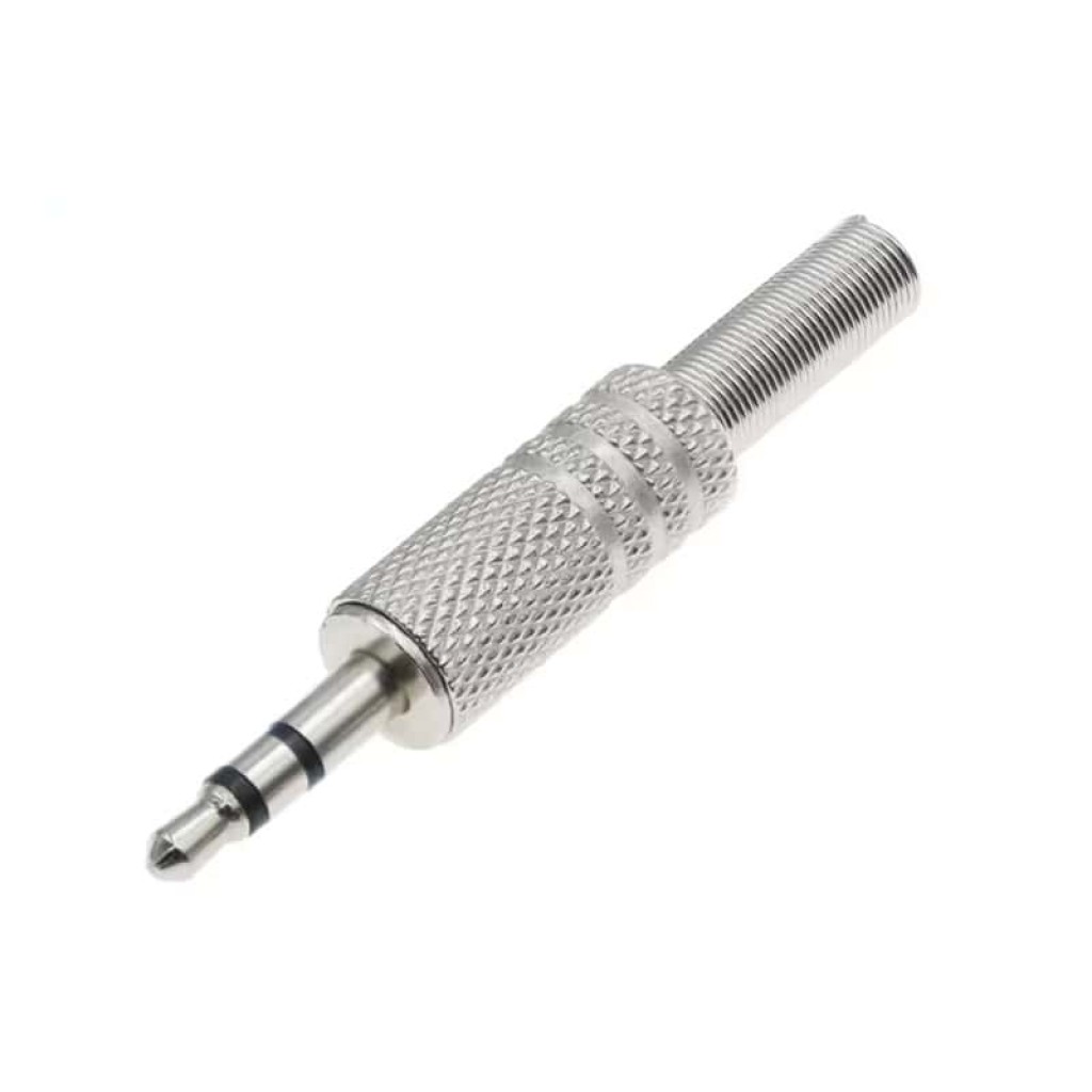 Metal 3.5mm Male Plug in 2, 3 and 4-pin Configurations | PCBoard.ca