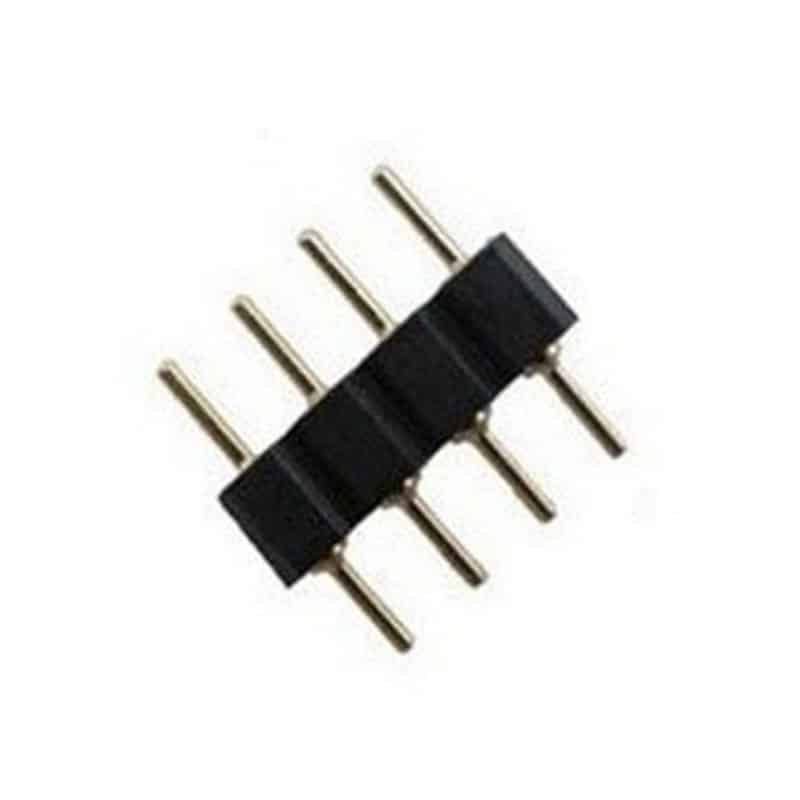 4-Pin RGB Double Male Connector