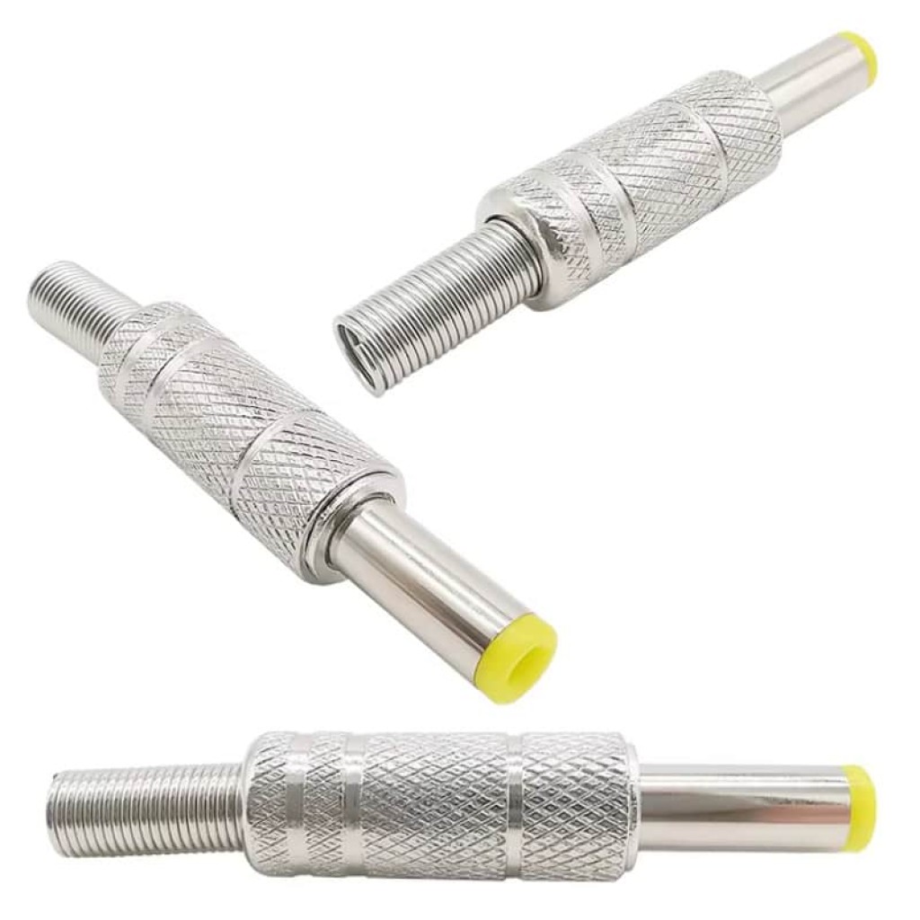 Metal 2.5mm x 5.5mm Metal Male Plug