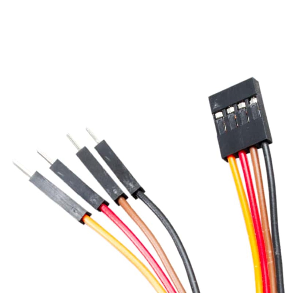 Dupont 4-Pin Female to Individual 1-Pin Male with 18cm (7-inch) Cable