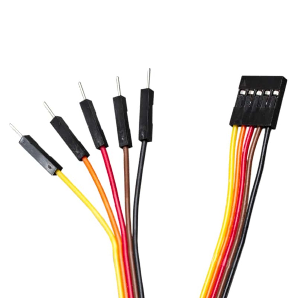 Dupont 5-Pin Female to Individual 1-Pin Male with 18cm (7-inch) Cable ...