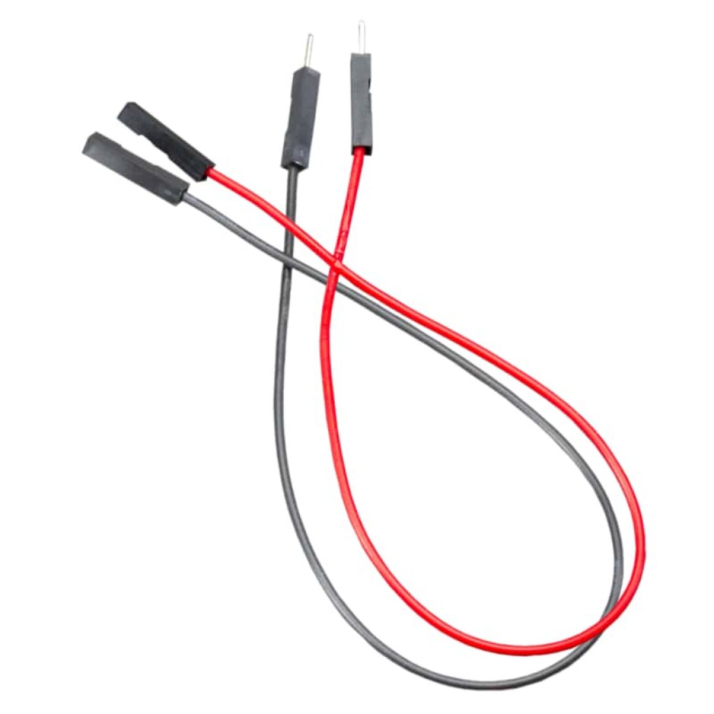 10 Dupont Male-Female Red and Black Jumper Set | PCBoard.ca