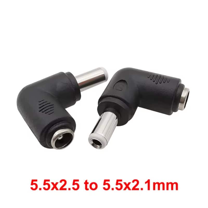 DC Power Adapter Converter - Convert Power Plug to 5.5 x 2.1mm Jack