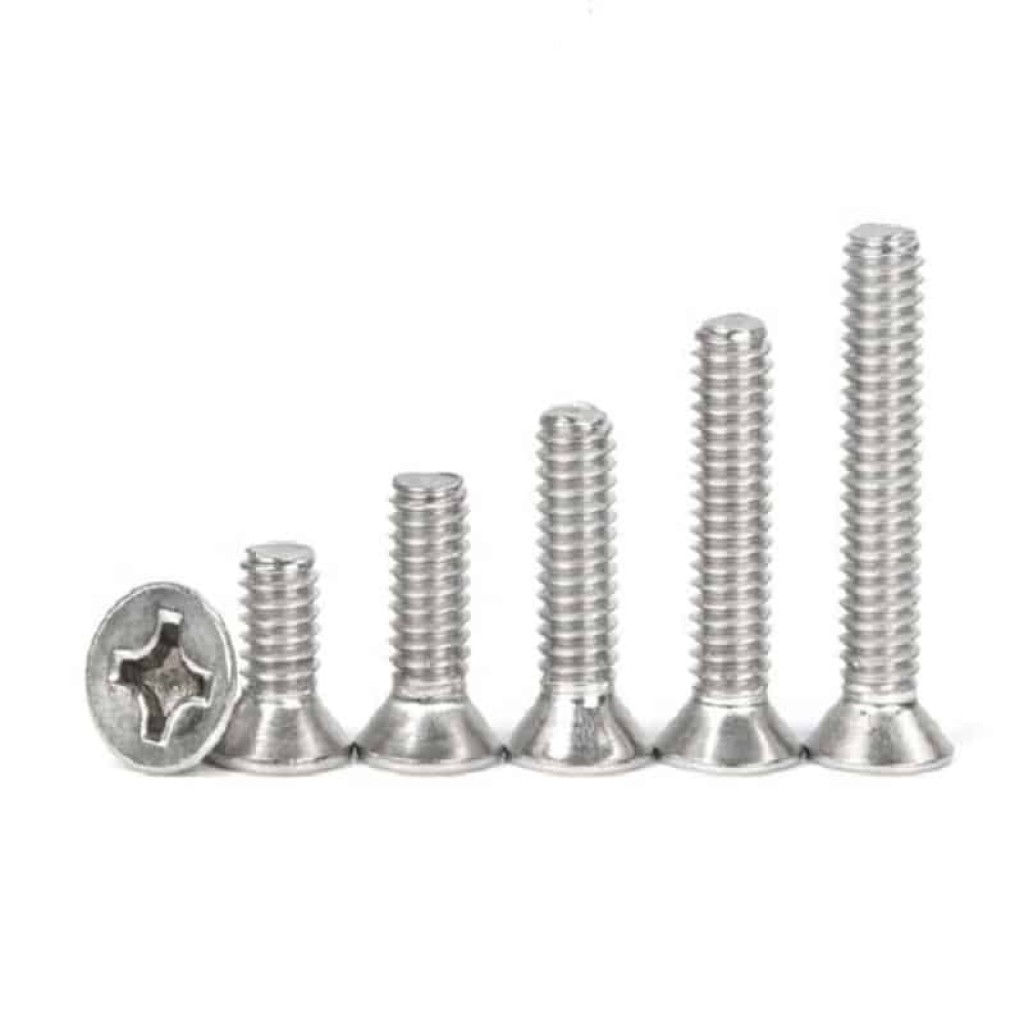 6-32 Phillips Flat Head Stainless Steel Screw