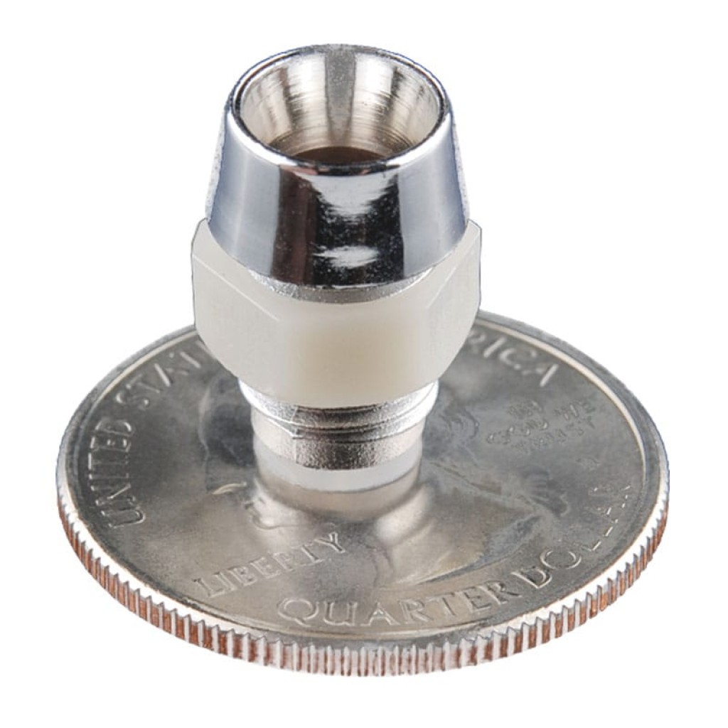 LED Holder with Chrome Finish (for 3, 5, 8 or 10mm LEDs)