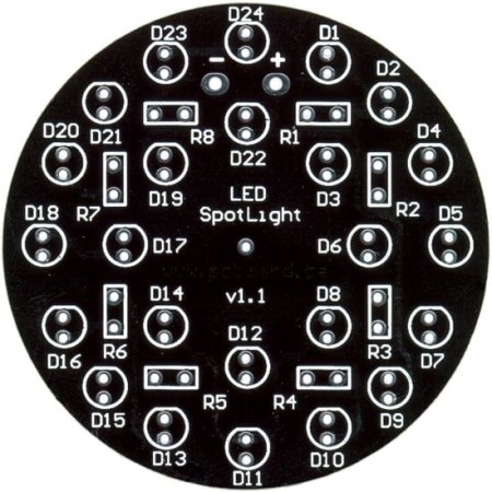 LED SpotLight: 24-LED Display PC Board