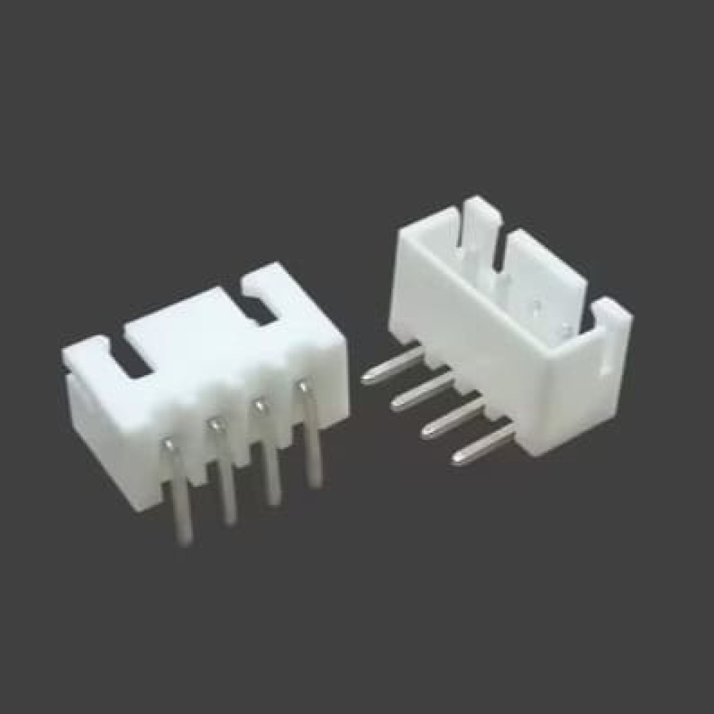 JST XH 2.54 Male PC Board Mount Right-Angle Connector