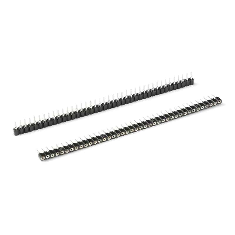 Round Female Header - Single Row 40-Pin