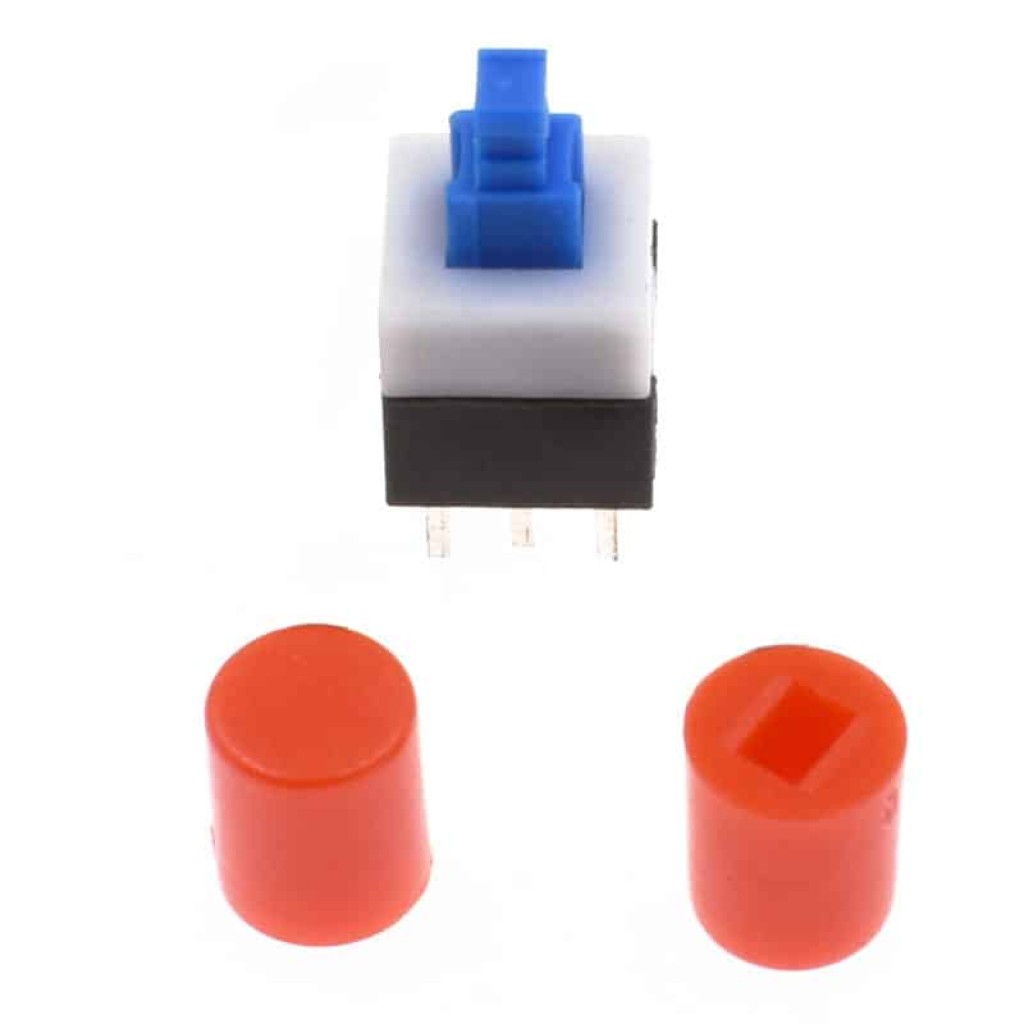 Tactile Pushbutton Switch (Self-Locking) 7mmx7mm | PCBoard.ca