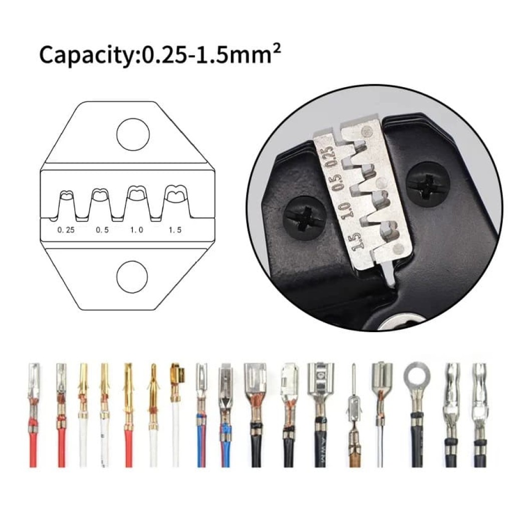 SN-58B Ratchet Crimper for Dupont, JST, TE and Molex Terminals