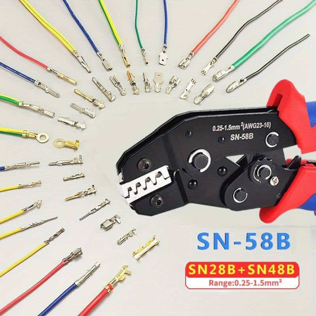SN-58B Ratchet Crimper for Dupont, JST, TE and Molex Terminals