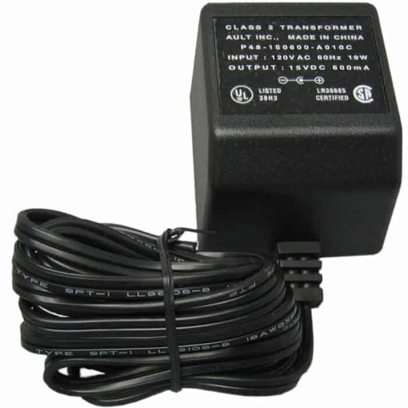 DC Wall Adapter - 15v 0.6A | PCBoard.ca