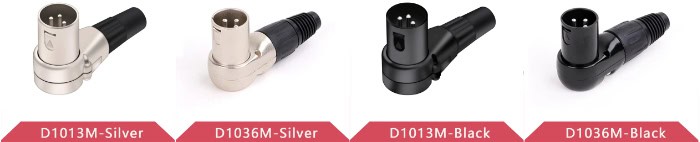 XLR 3-Pin Male Right Angle Connector